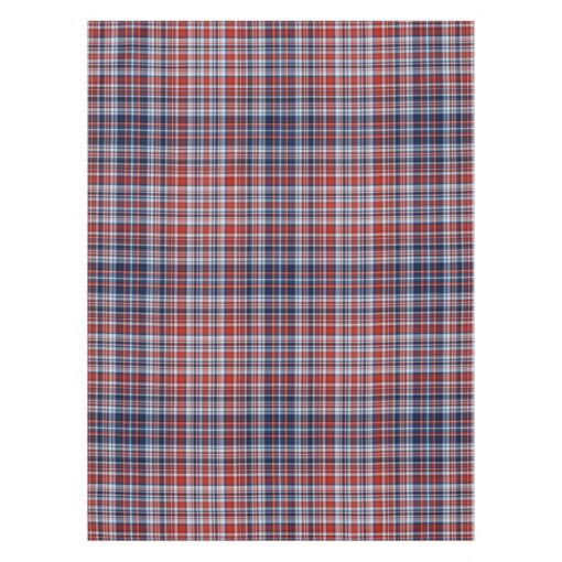 Red White and Blue Tartan Tablecloth | Zazzle