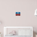 Red White Blue Glitter American Campaign Template Poster | Zazzle