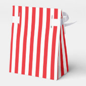 Red & White Circus Stripes Party Favor Boxes | Zazzle