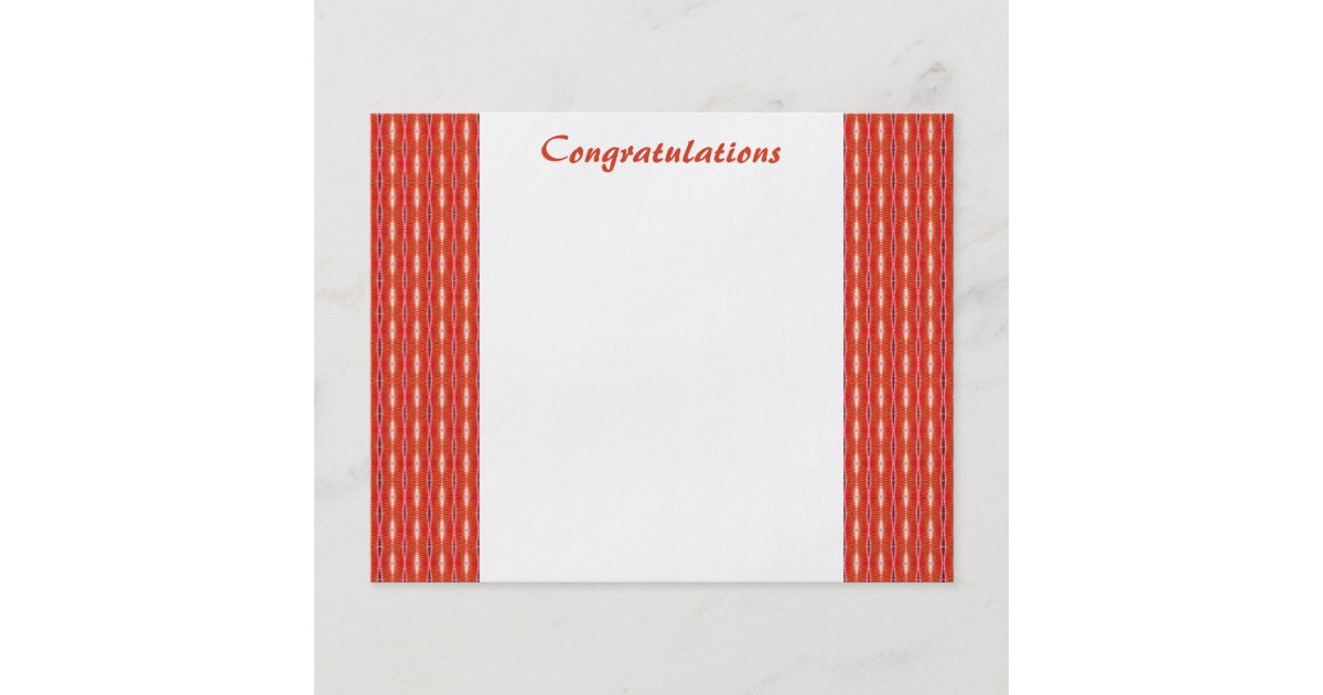 Red White Congratulations Flyer | Zazzle