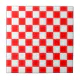 Red White Croatian Checkerboard Pattern Ceramic Tile | Zazzle