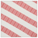 Red Diagonal Stripes Pattern Fabric | Zazzle