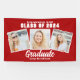 Red White Graduation Photo Collage Party Banner | Zazzle