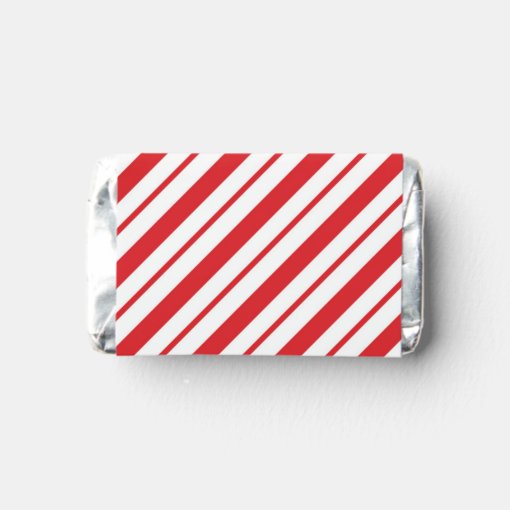 Red White Peppermint Candy Stripe Candyland Party Hershey's Miniatures ...