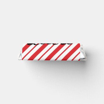 Red White Peppermint Candy Stripe Candyland Party Hershey's Miniatures ...