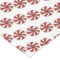 Red White Peppermint Swirl Mint Candy Christmas Tablecloth | Zazzle