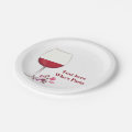 red wine, elegant, wine, Paper Plate | Zazzle