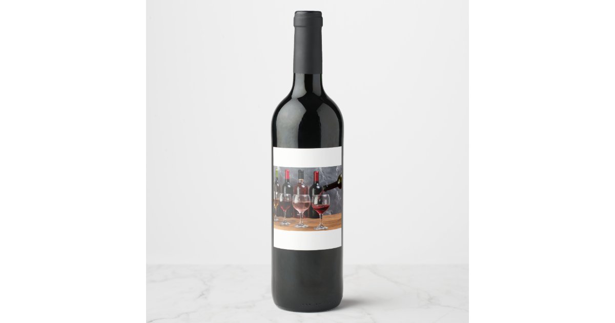 Red Wine Label | Zazzle