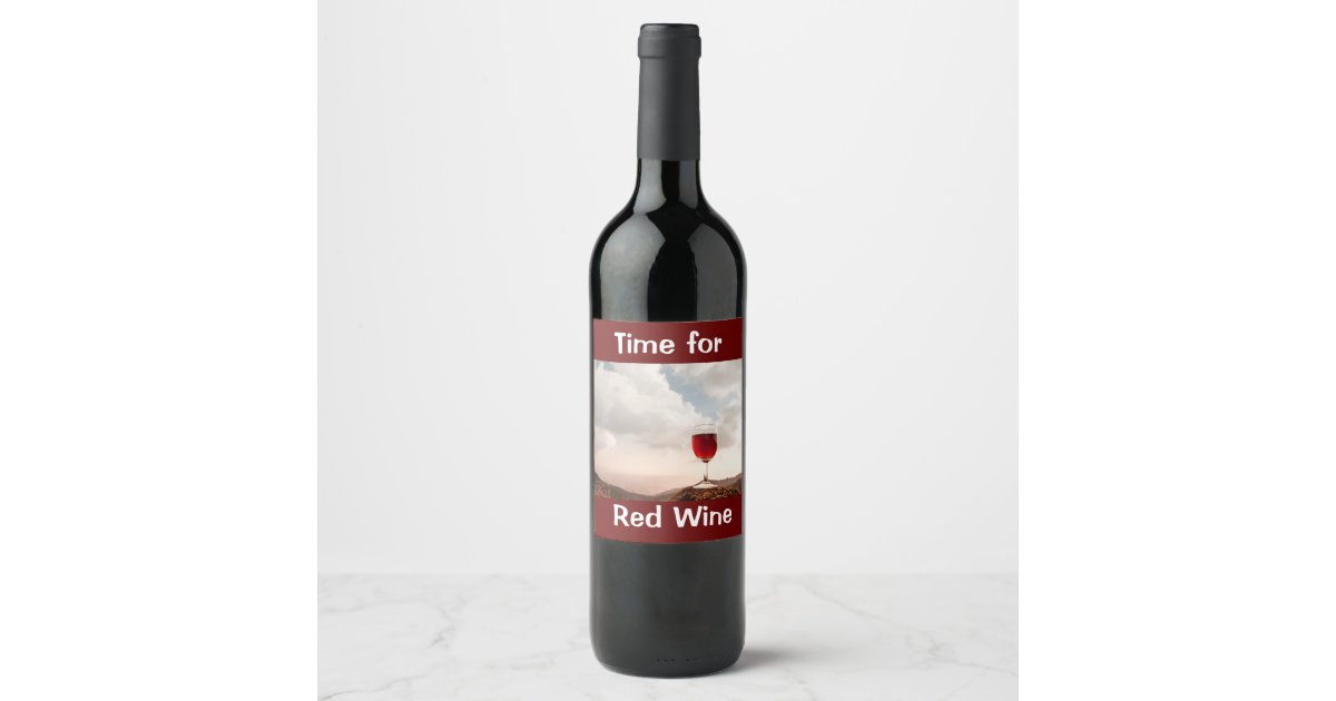 Red Wine Label | Zazzle