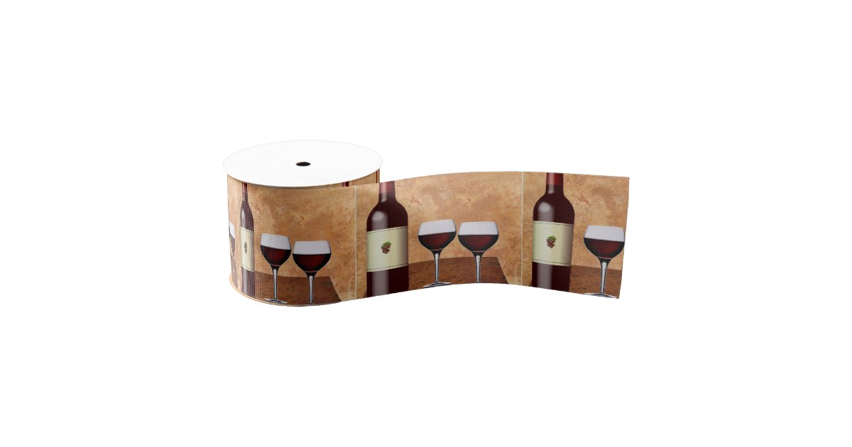 Red Wine Ribbon | Zazzle