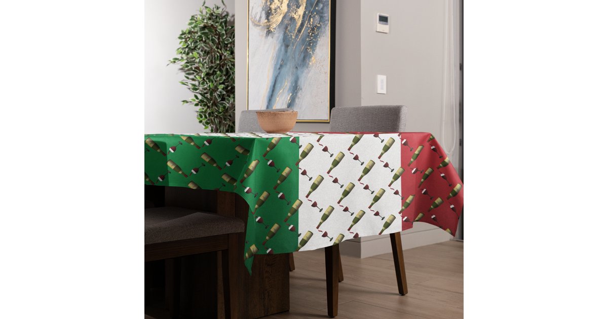 Red Wine Tablecloth | Zazzle