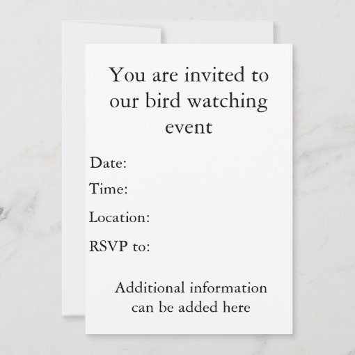 Red-Winged Blackbird, John Audubon Invitation | Zazzle