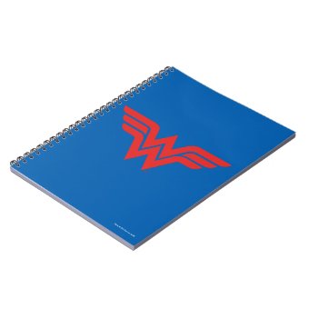 Red Wonder Woman Logo Notebook | Zazzle
