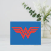 Red Wonder Woman Logo Postcard | Zazzle