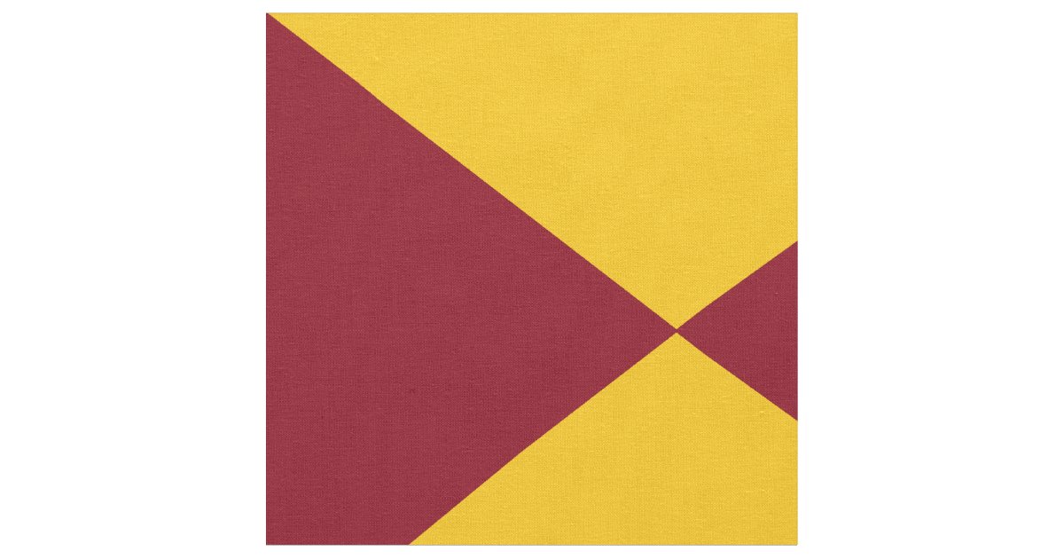 Red, yellow, diamond fabric | Zazzle