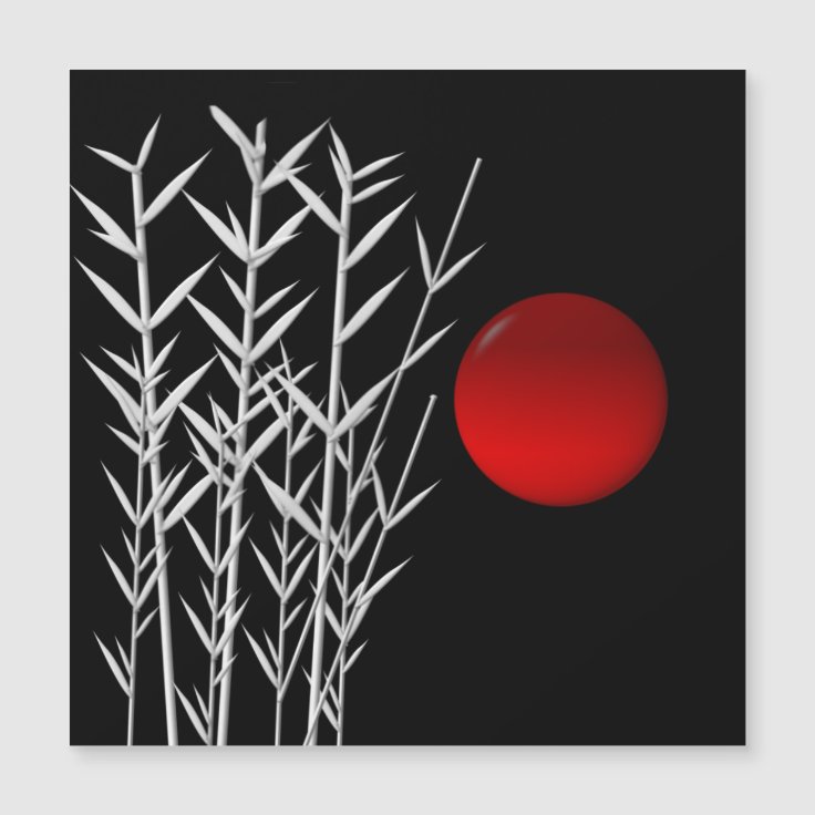 Red Zen Circle red sun symbol | Zazzle