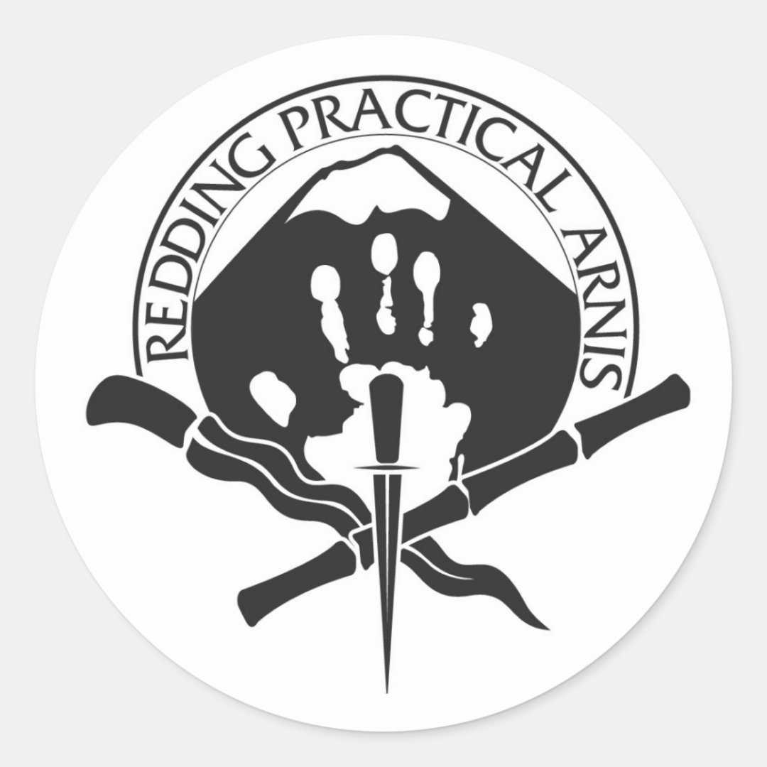 Redding Practical Arnis LOGO Classic Round Sticker | Zazzle