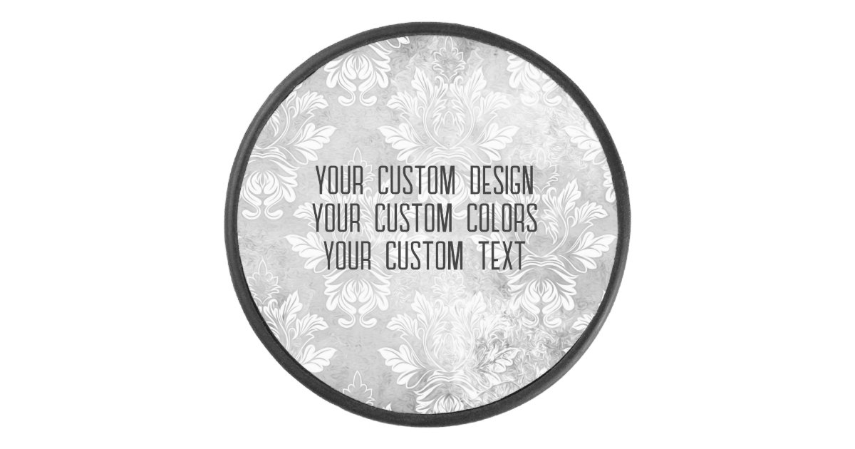 Redesign from Scratch! Create a Custom Designed Hockey Puck | Zazzle