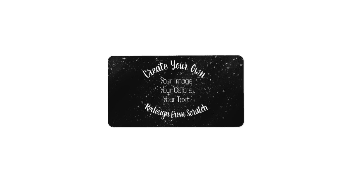 Redesign from Scratch - Create Your Own Label | Zazzle