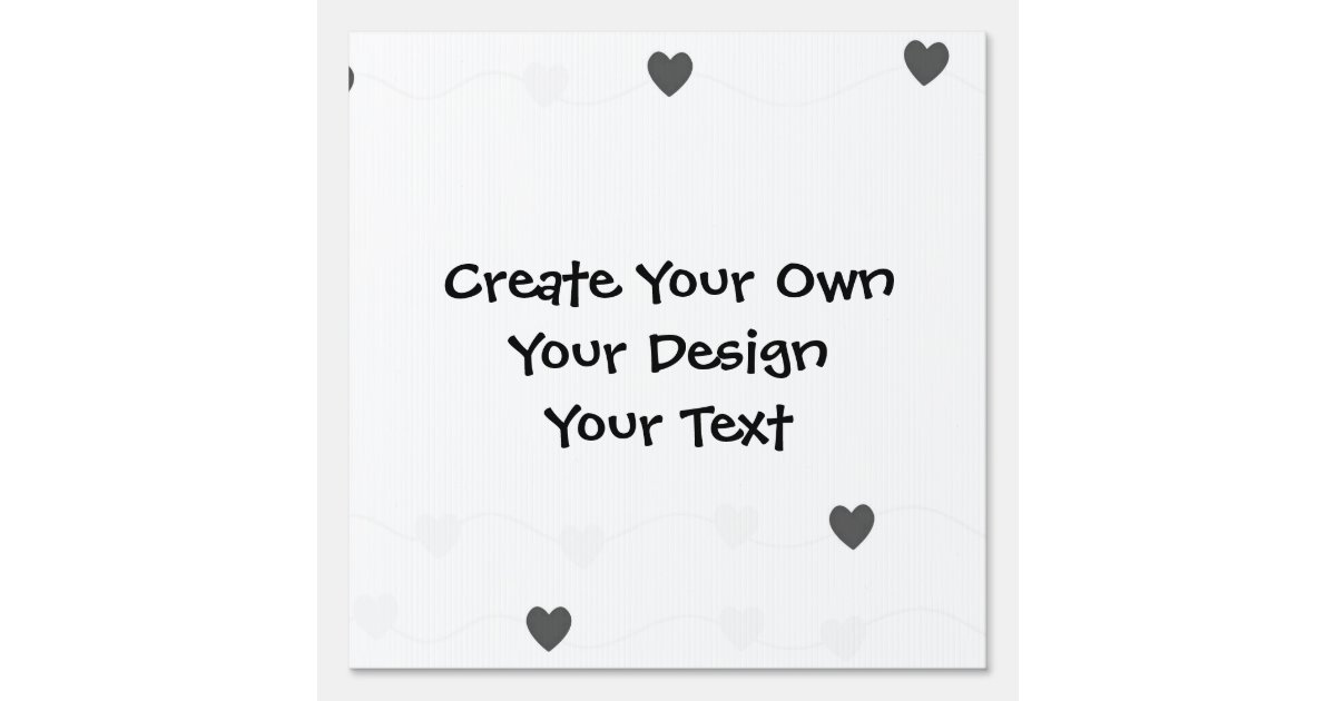 Redesign from Scratch - Create Your Own Sign | Zazzle