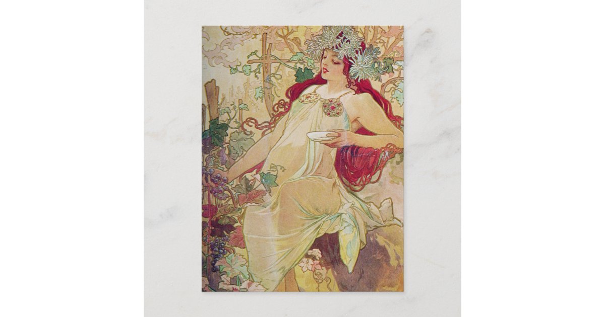 Redhead Goddess Postcard Zazzle