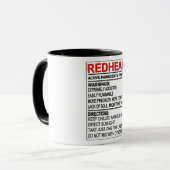 Redhead Warnings Mug | Zazzle