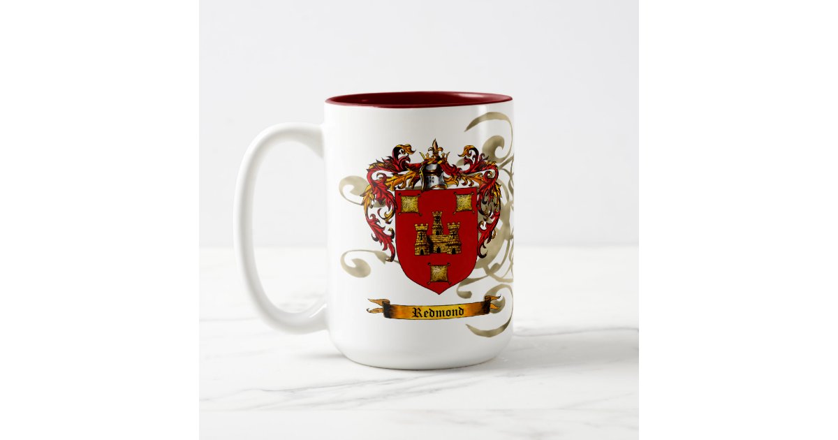 Redmond Coat of Arms Two-Tone Coffee Mug | Zazzle