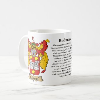 Redmond, the Origin, the Meaning and the Crest Mug | Zazzle