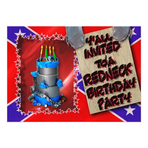 Redneck Birthday Gifts - T-Shirts, Art, Posters & Other Gift Ideas | Zazzle