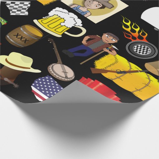 Redneck Birthday Wrapping Paper | Zazzle