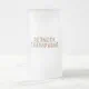 Redneck Champagne Frosted Glass Beer Mug | Zazzle