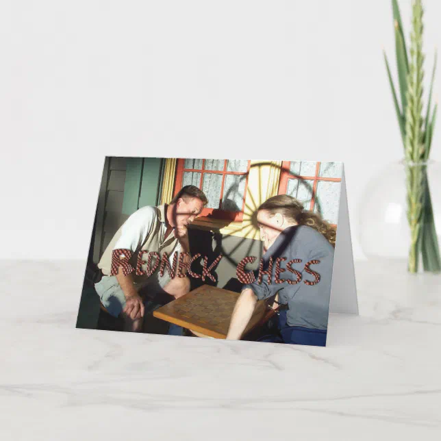 Redneck Chess Birthday Card | Zazzle