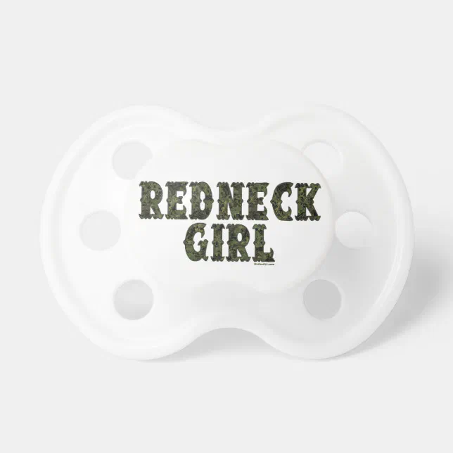 Redneck Girl Green Camo Pacifier | Zazzle