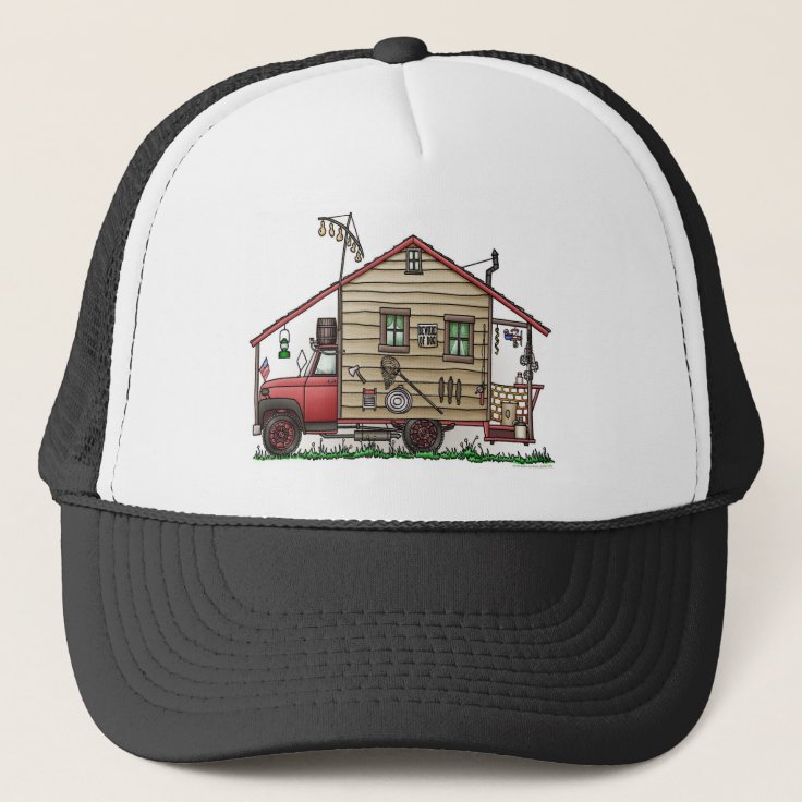 Redneck Hillbilly Camper Hat | Zazzle