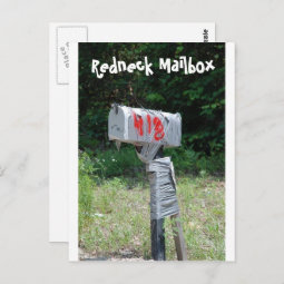 Redneck Mailbox Postcard | Zazzle