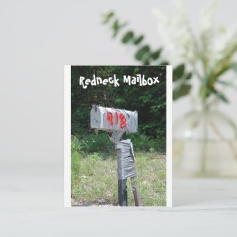Redneck Mailbox Postcard | Zazzle