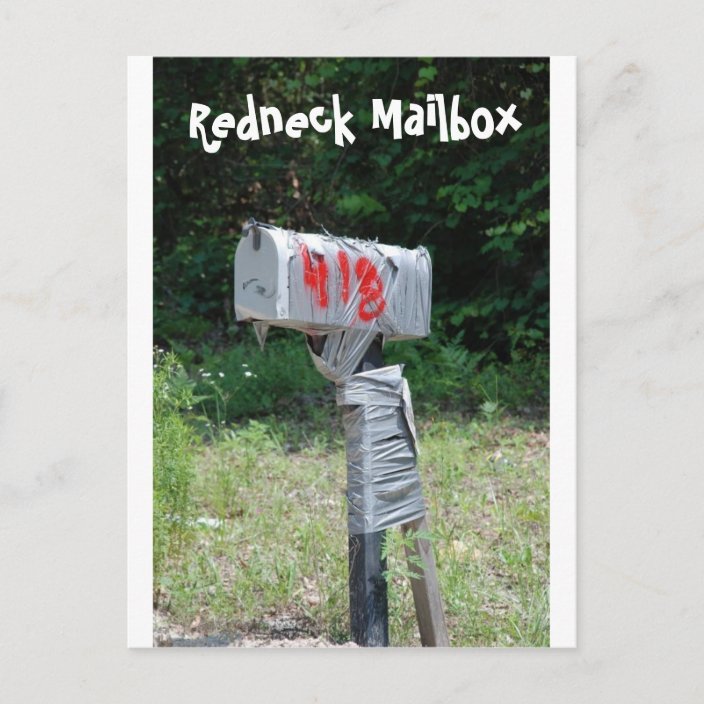 Redneck Mailbox Postcard | Zazzle.com