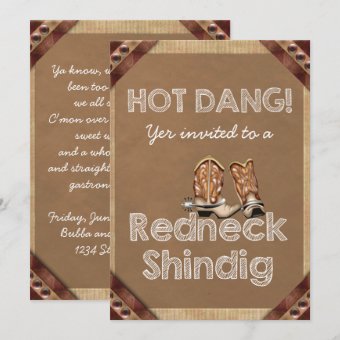 Redneck Party Invitations | Zazzle