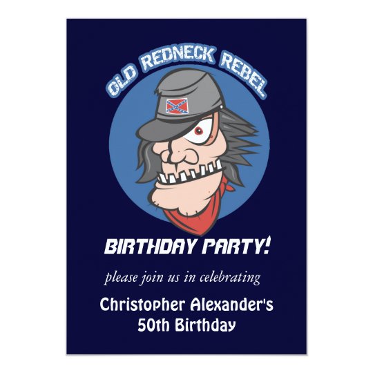 Redneck Rebel Birthday Party Invitations | Zazzle.com