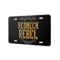 Redneck Rebel License Plate | Zazzle