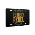 Redneck Rebel License Plate | Zazzle