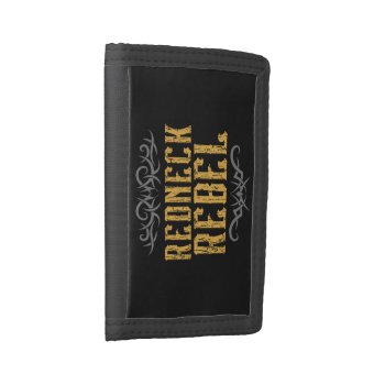 Redneck Rebel Trifold Wallet | Zazzle
