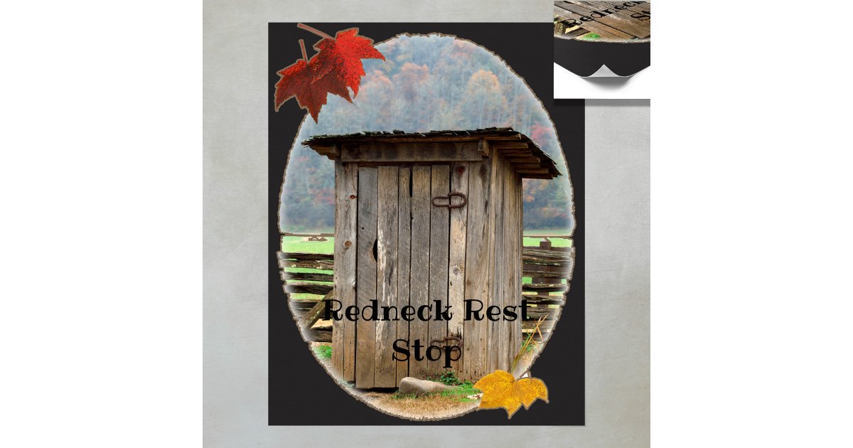Redneck Rest Stop Poster | Zazzle