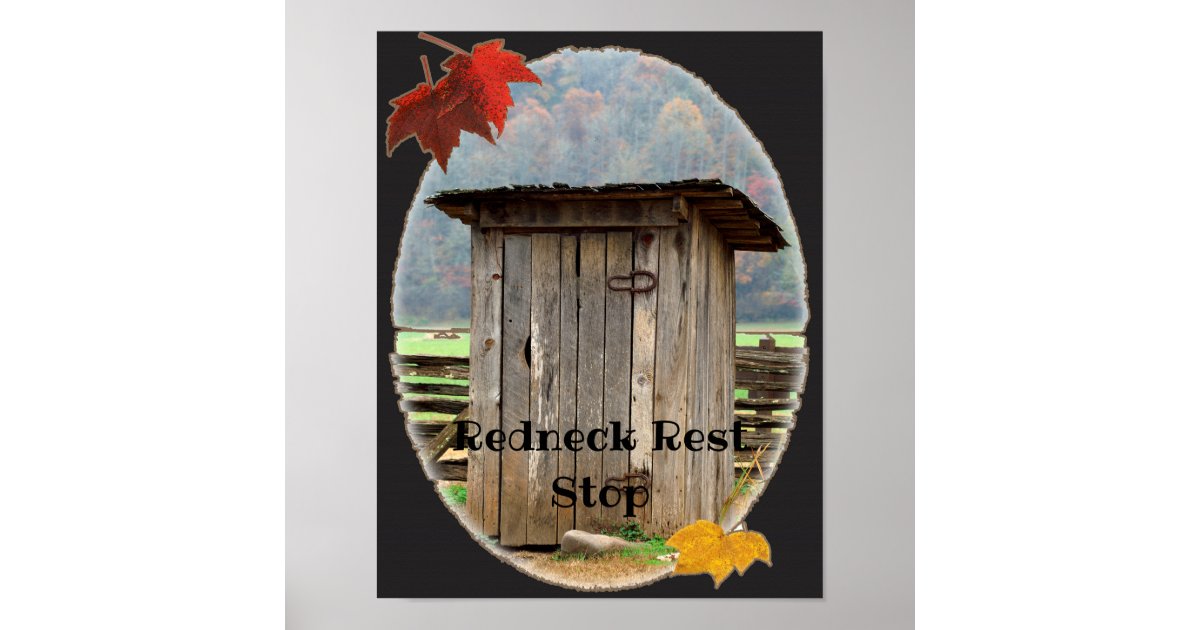 Redneck Rest Stop Poster | Zazzle