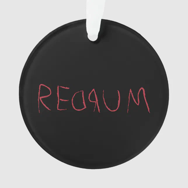 Redrum Ornament | Zazzle