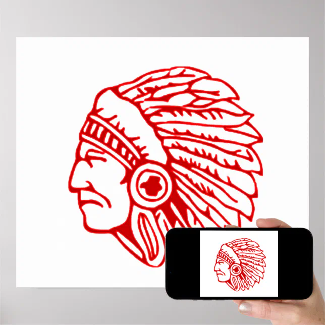 Redskin Red Indian Poster | Zazzle