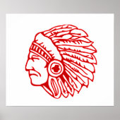 Redskin Red Indian Poster | Zazzle