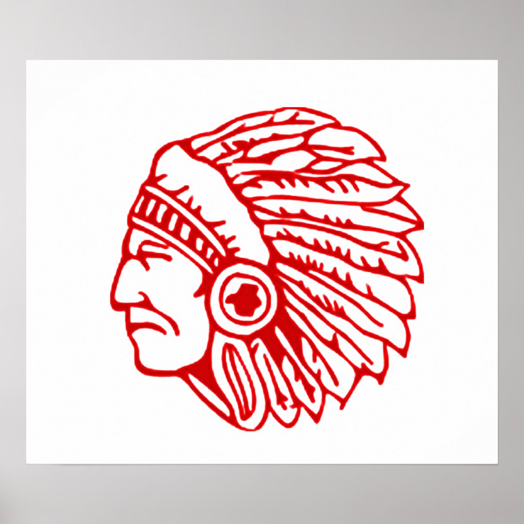 Redskin Red Indian Poster | Zazzle