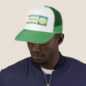 Reduce, Reuse, Recycle Environment Earth Trucker Hat | Zazzle
