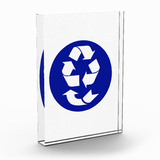 Reduce Reuse Recycle Recover Symbol (4 Rs) Award | Zazzle